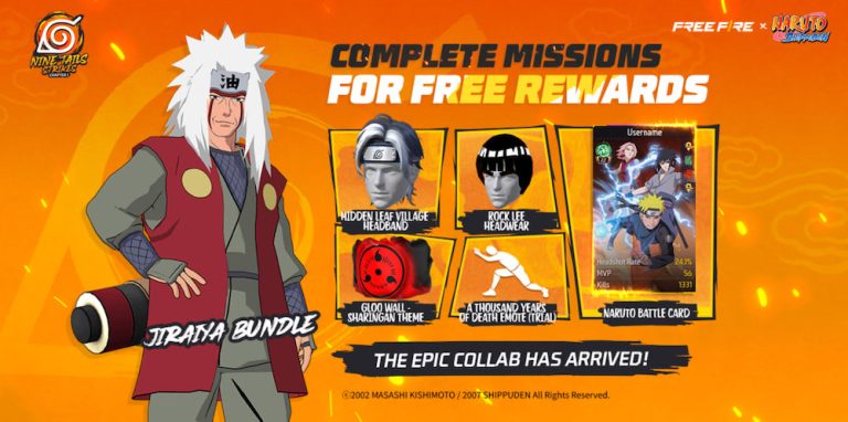 Free Fire x Naruto Shippuden: Epic Collaboration Brings New Gameplay ...